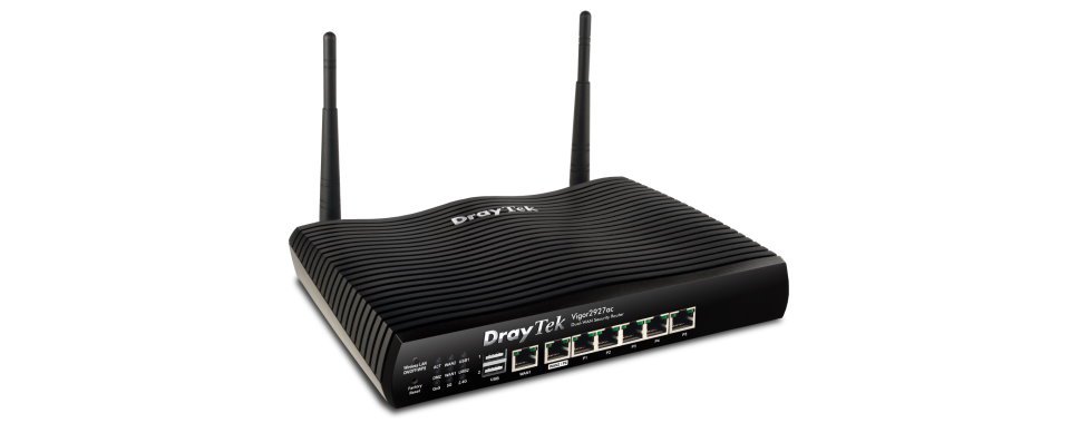 DrayTek Vigor V2927ac Dual Ethernet Gigabit WLAN 802.11ac Router | NetXL