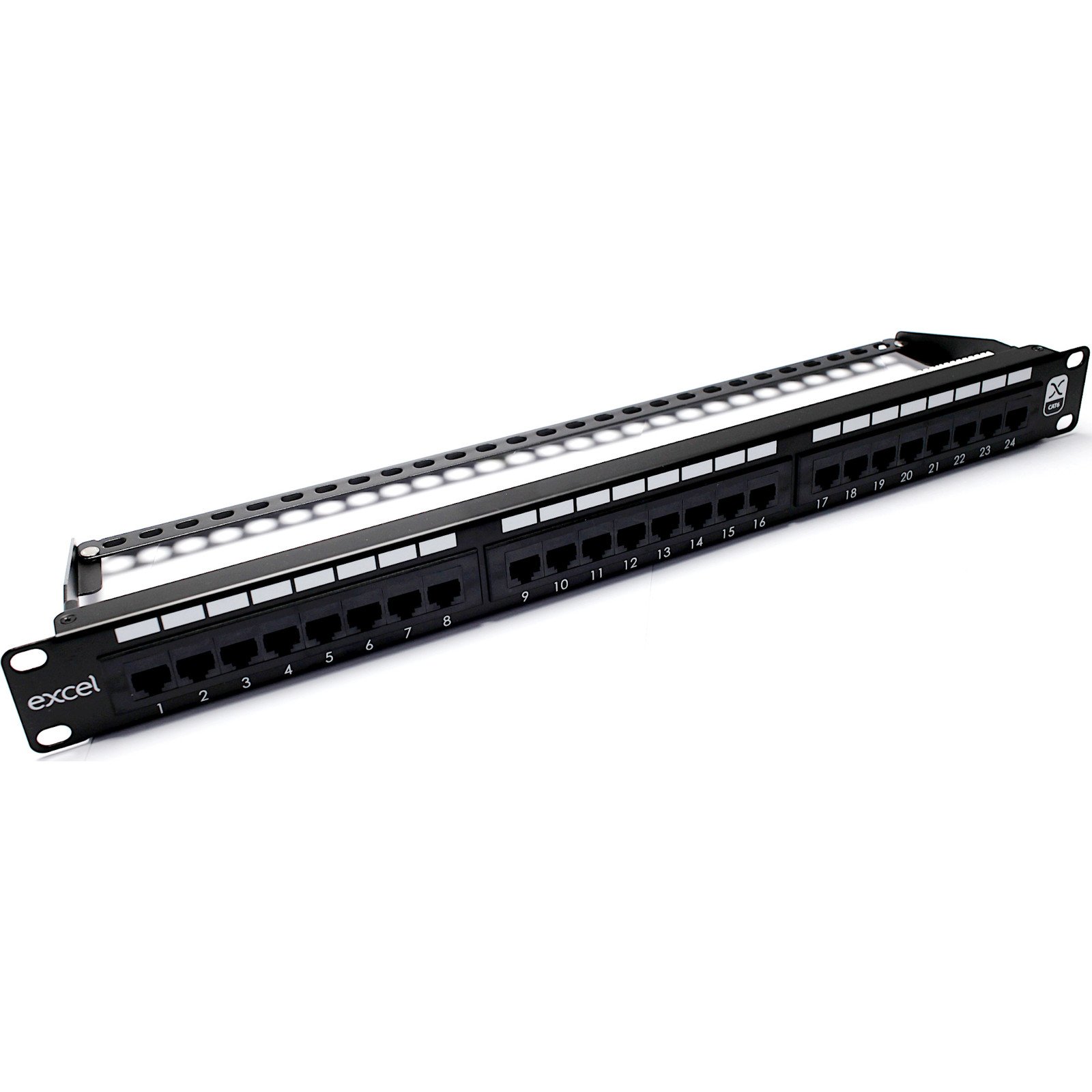Cat6 24-Port 1U Unscreened Patch Panel | NetXL