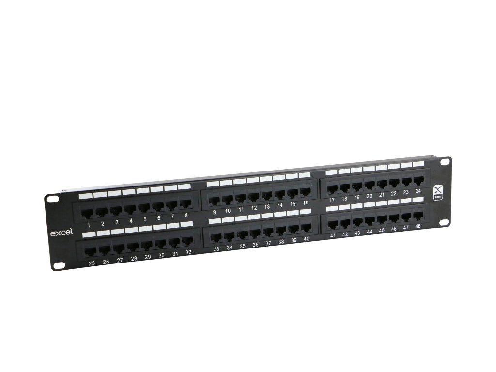 Cat6 48 Port 1U Patch Panel | NetXL