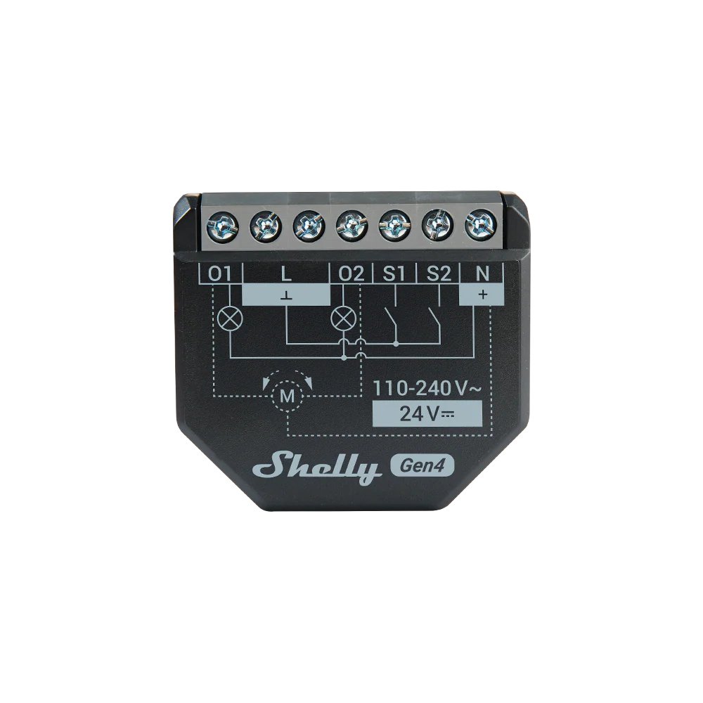 Shelly 2PM Gen4 WiFi & Zigbee Operated Relay with Power Metering | NetXL