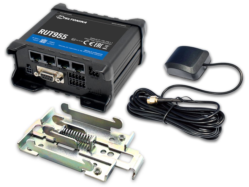 TeltonikaRUT955 GPS/DIN Bundle | NetXL