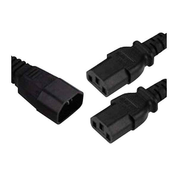 Titan C14 to 2 x C13 Connector (2.5m) | NetXL