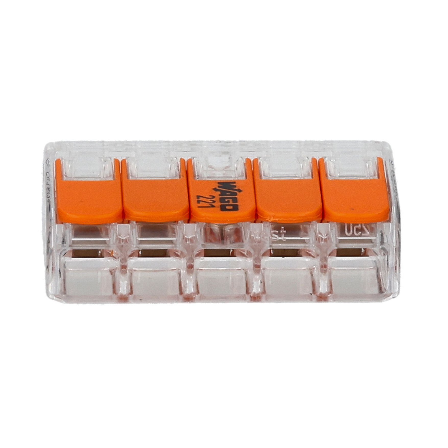 Wago 5-Conductor Splicing Connector with Levers; Max 4mm (250 pcs) | NetXL